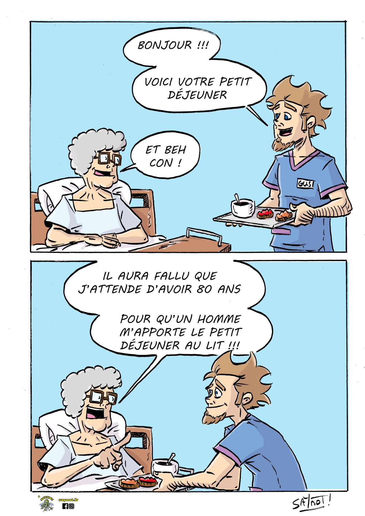 le petit déjeuner | SAYNOT DESSINS